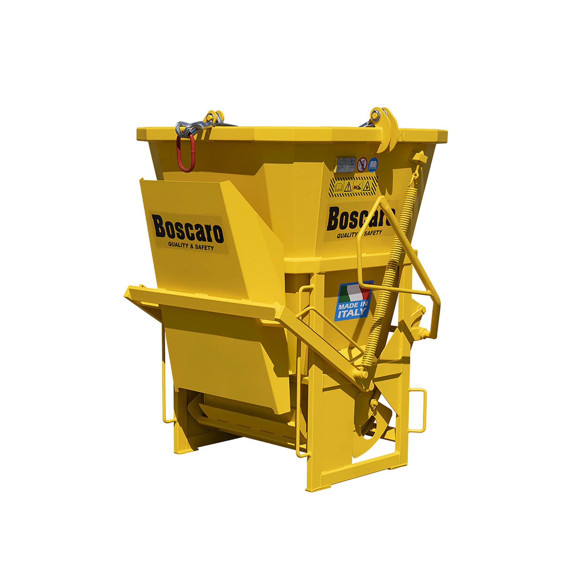 Cubo para hormigón octagonal con descarga central y lateral - Boscaro ...