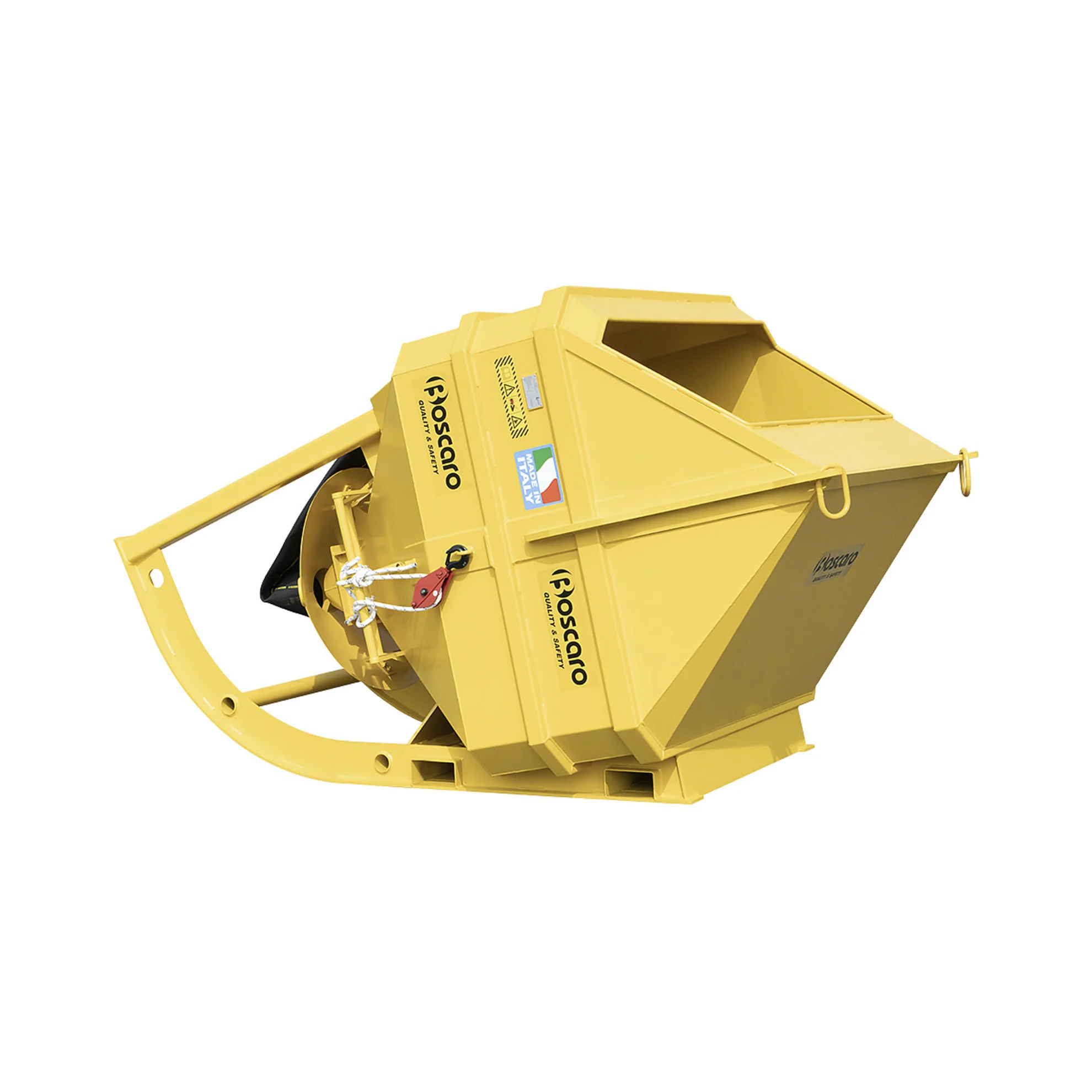 Laydown concrete column skip with rubber hose and lateral lifting ...